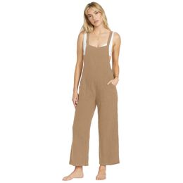 Billabong Damen Jumpsuit "Pacific Time", gr&uuml;n, Gr. S, 100% Baumwolle, Overalls