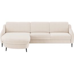 Sit & More Ecksofa SIT & MORE, B:296cm H:90cm T:189cm, beige, 100% Polyester, Wohnzimmer, Sofas, "Soul L-Form", wahlweise mit Bettfunktion