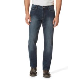 Herren 5-Pocket-Jeans "Denver Regular Straight Stretch Jeans", blau, Gr. 31, HERO by John Medoox, Denim/Jeans, 98% Baumwolle, 2% Elasthan, Jeans,