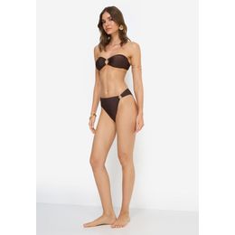 Lscn By Lascana Bikini Bottoms female Brown size 40