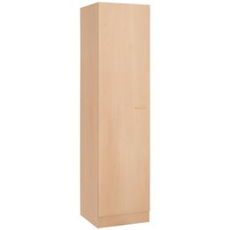Mehrzweckschrank KOCHSTATION, B:50cm H:200cm T:50cm, braun, Holzwerkstoff, K&uuml;che, Schr&auml;nke, "KS-Elster", Breite 50 cm