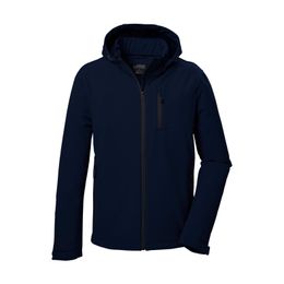Killtec Herren Softshelljacke "KOW 92 MN SFTSHLL JCKT", blau, Gr. XXL, Oberstoff: Oberseite: 92% Polyester, 8% Elasthan, R&uuml;ckseite: 100% Polyester,