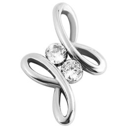 Adelia&acute;s Kettenanh&auml;nger ADELIA&acute;S "Damen Anh&auml;nger aus Edelstahl mit Zirkonia", silber, Schmuckanh&auml;nger, Damen, Edelstahl, Kettenanh&auml;nger, Ein stilvolles Geschenk f&uuml;r besondere Momente