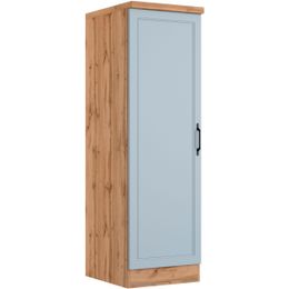 Vorratsschrank KOCHSTATION, B:50cm H:166cm T:60cm, blau, Holzwerkstoff, MDF, K&uuml;che, Schr&auml;nke, "KS-Lana", Breite 50 cm