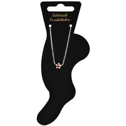 Adelia&acute;s ADELIA ́S Damen Fu&szlig;kette "Damen Fu&szlig;kettchen &ndash; aus Edelstahl", Edelstahlsilber, Edelstahl, Fu&szlig;ketten, Sch&ouml;ne Geschenkidee zum Valentinstag