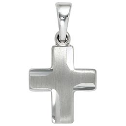 Jobo Damen Kreuzanh&auml;nger "Anh&auml;nger Kreuz Silberkreuz 15 mm", Silber 925 (Sterlingsilber)silber 925, Silber 925 (Sterlingsilber), Schmuckanh&auml;nger, 925