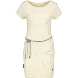 alife and kickin ALIFE & KICKIN Damen Blusenkleid "Damen ClarissaAK B", beige, Gr. XL, 65% Baumwolle, 35% Polyester, Kleider