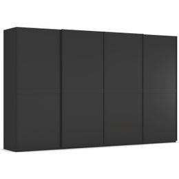 Schwebet&uuml;renschrank Rauch, B:360cm H:223cm T:68cm, schwarz, Holzwerkstoff, Schr&auml;nke, "Kleiderschrank Schrank Garderobe Schlafzimmerschrank