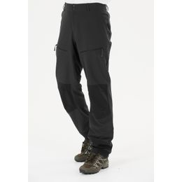 WHISTLER Herren Softshellhose "Avatar", schwarz, Gr. XXXL, unifarben, 91% Polyester, 9% Elasthan, Hosen, in wetterfester Anfertigung mit