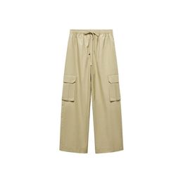 Mango Cargo Pants 'Tortello' female Beige size XXS
