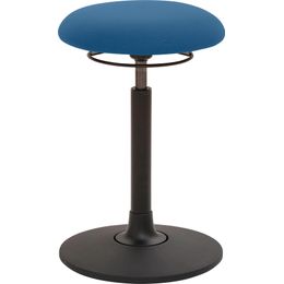 mayer Sitzm&ouml;bel Arbeitshocker MAYER SITZM&Ouml;BEL, B:40cm H:83cm T:40cm, blau, 100% post-consumer recyceltes Polyester aus PET-Flaschen, Hocker, "Pendelhocker
