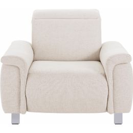 Sit & More Sessel SIT & MORE, B:93cm H:103cm T:106cm, beige, Struktur (100% Polyester);Struktur fein (100% Polyester), Wohnzimmer, Sessel, "Township", wahlweise