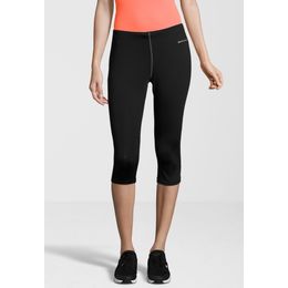 Endurance Damen Lauftights "Zaragosa XQL", schwarz, Gr. 36, bedruckt, unifarben, 92% Polyester, 8% Elasthan, Hosen, mit reflektierenden Elementen