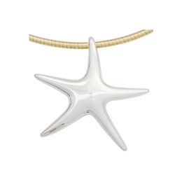Jobo Damen Kettenanh&auml;nger "Anh&auml;nger Seestern 23 mm", Silber 925 (Sterlingsilber), silber, Silber 925 (Sterlingsilber), Schmuckanh&auml;nger, 925 Silber