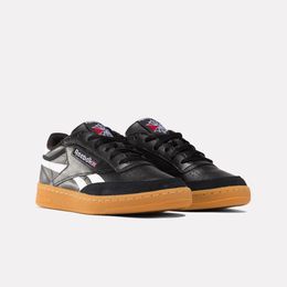 Reebok CLASSIC Herren Sneaker "CLUB C REVENGE VINTAGE", Gr. 45,5, schwarz-wei&szlig;, Leder, Synthetik, Schuhe
