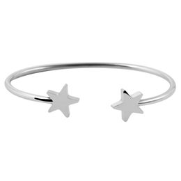 Adelia&acute;s ADELIA ́S Damen Armreif "Damen Armband &ndash; Armreif aus Edelstahl &Oslash; 6,2 cm cm", 6,2cm, Edelstahlsilber, Edelstahl, Armb&auml;nder, Ideal als Geschenk &ndash; dezent