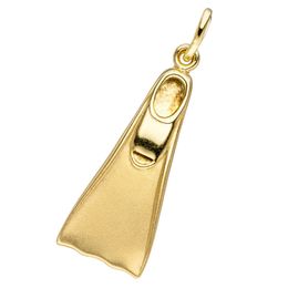 Jobo Damen Kettenanh&auml;nger "Anh&auml;nger Taucher Flosse 22 mm", Gelbgold 333gelbgold 333, Gelbgold 333, Schmuckanh&auml;nger, 333 Gold