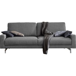 3-Sitzer, B:204cm H:85cm T:95cm, grau, CREATION BY ROLF BENZ, Jacquard-Flachgewebe Diane 1 Q2 (55% Polyacryl 45% Polyester), Sofas, "CR.450,