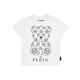 Philipp Plein Jungen T-Shirt "Teddy"01, wei&szlig;, Gr. 16, Obermaterial: 100% Baumwolle, Shirts