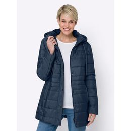 Classic Basics Damen Steppjacke, blau, Gr. 38, unifarben, 100% Polyester, Futter und Wattierung:100% Polyester, Jacken