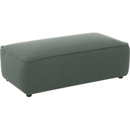 Hocker W.Schillig, B:120cm H:39cm T:60cm, gr&uuml;n, ROHLEDER Jacquard-Flachgewebe Q2 O10 (60% Polyacryl, 40% Polyester), Wohnzimmer, Hocker,
