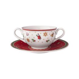 Villeroy & Boch VILLEROY & BOCH Tasse "Suppentasse mit Untertasse Toy's Delight 250 ml 2er Set bunt", &Oslash; 19cm x 8,8cm, 250ml, 2, bunt, Trinkgef&auml;&szlig;e, handw&auml;sche
