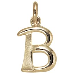 Buchstabenanh&auml;nger Jobo "Anh&auml;nger Buchstabe", gelbgold 375, Schmuckanh&auml;nger, Damen, B, Gelbgold 375, 375 Gold