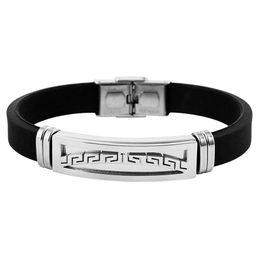 Adelia&acute;s ADELIA ́S Damen Armband "Unisex Armband aus Silikon 21 cm", 21cm, Synthetikschwarz, Synthetik, Armb&auml;nder, Geschenkidee: zeitlos und vielseitig