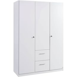 Dreht&uuml;renschrank Rauch, B:135cm H:197cm T:54cm, wei&szlig;, Holzwerkstoff, Schr&auml;nke, "Kleiderschrank Schrank Garderobe Schlafzimmer B&uuml;roschrank BUCHHOLZ",
