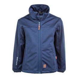 ZIGZAG Jungen Softshelljacke "Anakin", blau, Gr. 92, unifarben, 100% Polyester, Jacken, mit wasserdichter Sportausstattung