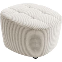 Fu&szlig;hocker Alina, B:54cm H:41cm T:57cm, beige, Cord GCT (92% Polyester 8% Nylon), Garten, Hocker, "Yuri", Passend zu Sessel Yuri