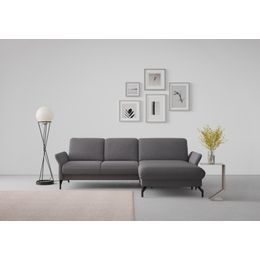 Sit & More Ecksofa SIT & MORE, B:253cm H:84cm T:165cm, braun, Wohnzimmer, Sofas, "Fashion L-Form", wahlweise mit Kopfteilverstellung und Vorziehsitz, motorisch