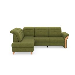 Ecksofa Home Affaire, B:269cm H:92cm T:200cm, gr&uuml;n, Luxus-Microfaser Euphora 100% Polyester, ;Easy Care: 98% Polyester, 2% Polyamid;Luxus-Microfaser