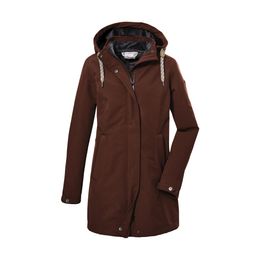 G.I.G.A. by Killtec Damen Softshellparka "GW 19 WMN SFTSHLL PRK", rot, Gr. 40, G.I.G.A. DX BY KILLTEC, Oberstoff: Oberseite: 92% Polyester, 8% Elasthan, R&uuml;ckseite: 100%