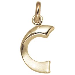 Buchstabenanh&auml;nger Jobo "Anh&auml;nger Buchstabe", gelbgold 375, Schmuckanh&auml;nger, Damen, C, Gelbgold 375, 375 Gold