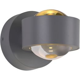 Sch&ouml;ner Wohnen Kollektion LED Wandleuchte "CHIA", 2, H: 9,3cm, 1 Stk.silber, SCH&Ouml;NER WOHNEN-KOLLEKTION, Leuchten, SCH&Ouml;NER WOHNEN Kollektion, Up- und Downlight