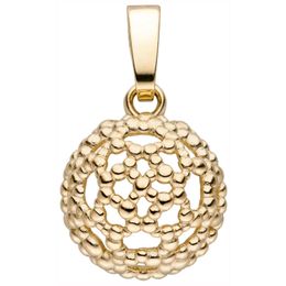 Jobo Damen Kettenanh&auml;nger "Anh&auml;nger Goldanh&auml;nger 13 mm", Gelbgold 333gelbgold 333, Gelbgold 333, Schmuckanh&auml;nger, 333 Gold