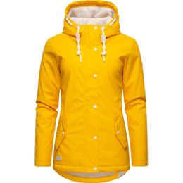 Ragwear Damen Regenjacke "Marge", gelb, Gr. XL, Obermaterial: 100% Polyester, Futter: 100% Polyester, Wattierung: 100% Polyester, Jacken, warm