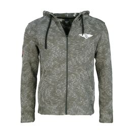 Top Gun Herren Sweatjacke "Camo TG2012048", gr&uuml;n, Gr. S, Obermaterial: 40% Baumwolle, 40% Polyester, 20% Acryl, Sweatjacken