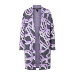 Ulla Popken Knit Cardigan female Purple size 58-60