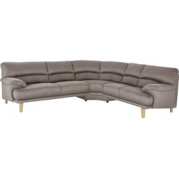 Polsterecke Trendmanufaktur, B:280cm H:87cm T:240cm, braun, Sofas, "Cecilia, italienisches Designsprache, modern und komfortabel, L-Form", toller