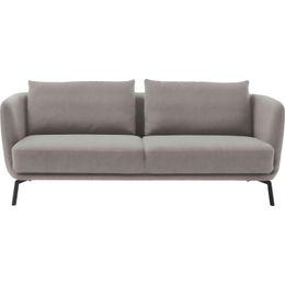 Sch&ouml;ner Wohnen Kollektion 3-Sitzer, B:210cm H:71cm T:91cm, silber, SCH&Ouml;NER WOHNEN-KOLLEKTION, 16% Baumwolle, 79% Polyester, 5% Polyacryl, Sofas, "Pearl - 5 Jahre