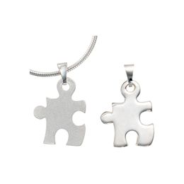 Jobo Damen Puzzleanh&auml;nger "Partneranh&auml;nger Puzzle 18 mm", Silber 925 (Sterlingsilber)silber 925, Silber 925 (Sterlingsilber), Schmuckanh&auml;nger, 925