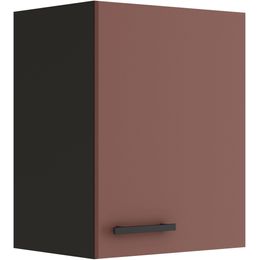 H&auml;ngeschrank Optifit, B:45cm H:57,6cm T:34,6cm, rot, Holzwerkstoff, K&uuml;che, Schr&auml;nke, "Palma", Breite 45 cm, 1 T&uuml;r, 1 Einlegeboden