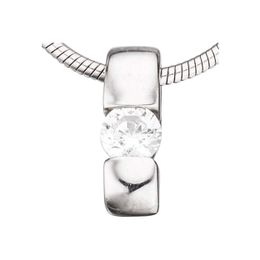 Jobo Damen Kettenanh&auml;nger "Anh&auml;nger Silberanh&auml;nger 13 mm", Silber 925 (Sterlingsilber)silber 925, wei&szlig;, Silber 925 (Sterlingsilber), Schmuckanh&auml;nger,