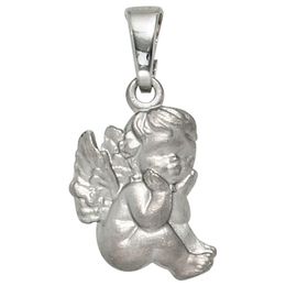 Jobo M&auml;dchen Kettenanh&auml;nger "Anh&auml;nger Kinderanh&auml;nger Engel Schutzengel 14 mm", Silber 925 (Sterlingsilber)silber 925, Silber 925 (Sterlingsilber),