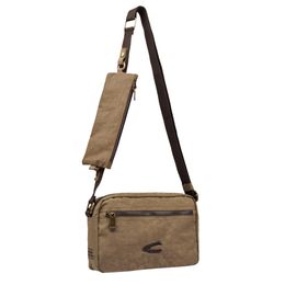 Camel Active Damen Handtasche "Journey", beige, Nylon, aufgeraut, bestickt, clean, unifarben, Taschen, vielseitiger Begleiter aus robustem Nylon und