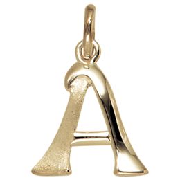 Jobo Damen Buchstabenanh&auml;nger "Anh&auml;nger Buchstabe", A, Gelbgold 375gelbgold 375, Gelbgold 375, Schmuckanh&auml;nger, 375 Gold