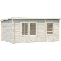 Gartenhaus Palmako, beige, Massivholz, Gartenh&auml;user, "Ella", 13,1 m&sup2;