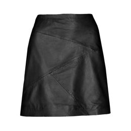 Maze Damen Lederrock "42024064", schwarz, Gr. L, Obermaterial: 100% Lammleder; Futter: 100% Polyester, R&ouml;cke